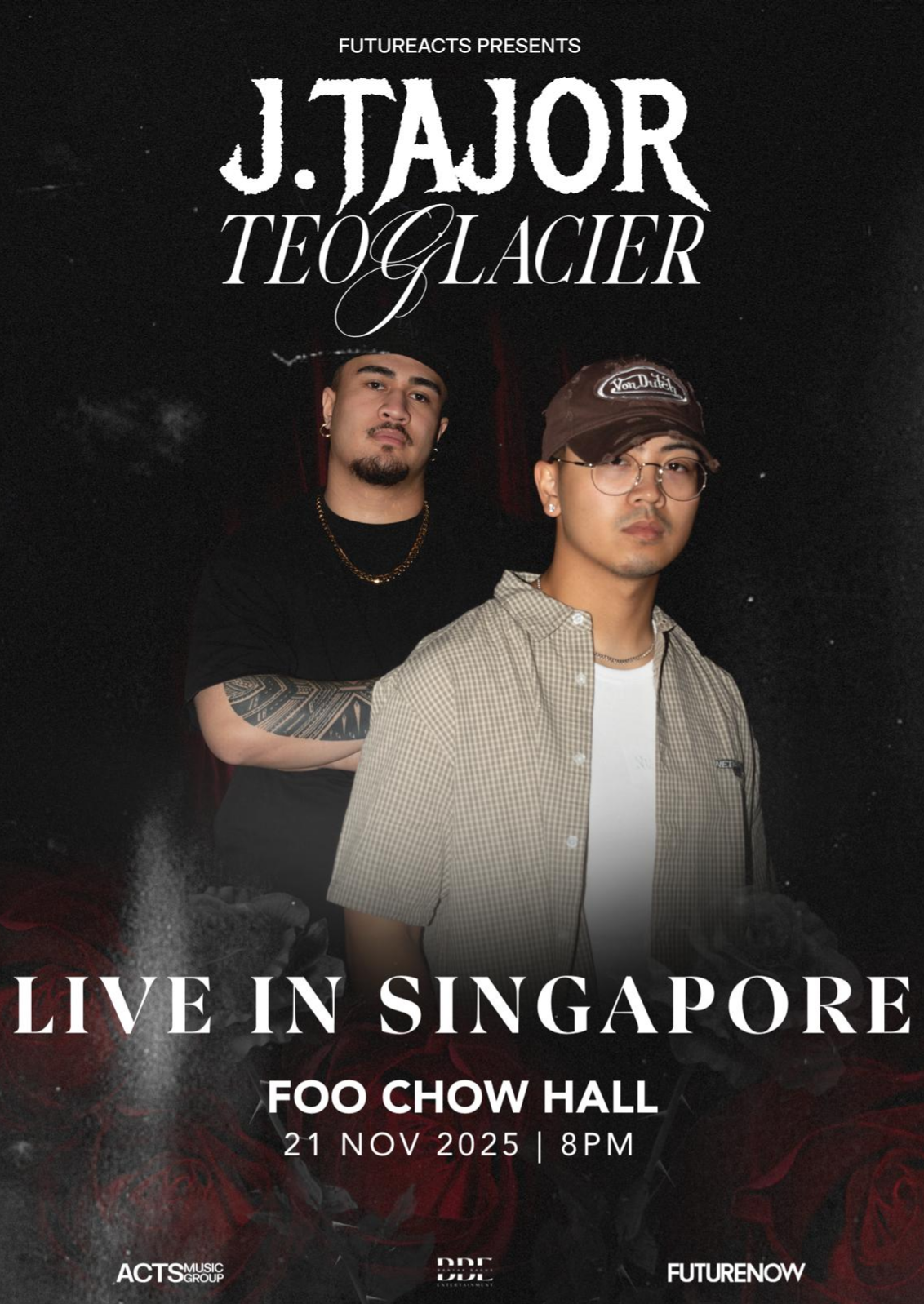 J. Tajor & Teo Glacier Live in Singapore - Ticketmelon