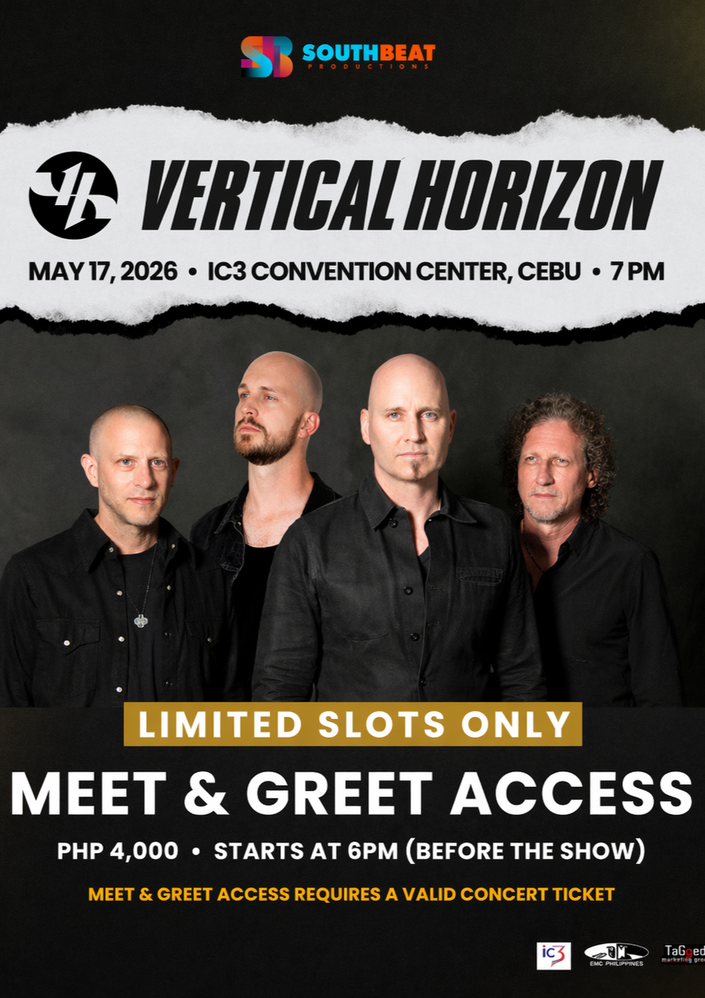 [MEET AND GREET] Vertical Horizon Live in Cebu - Ticketmelon